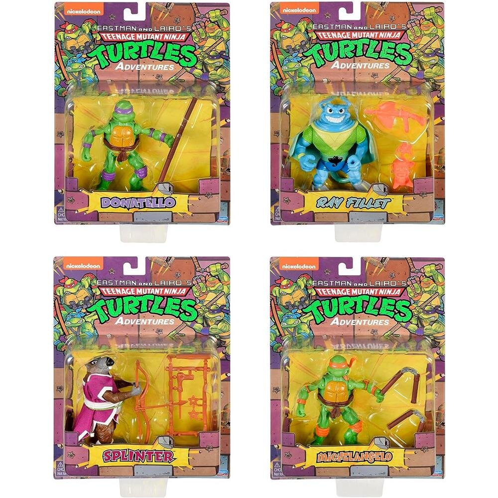 TMNT / Ninja Turtles - 81320 Comic Heroes Adventures 4-Pack Series 1 ...