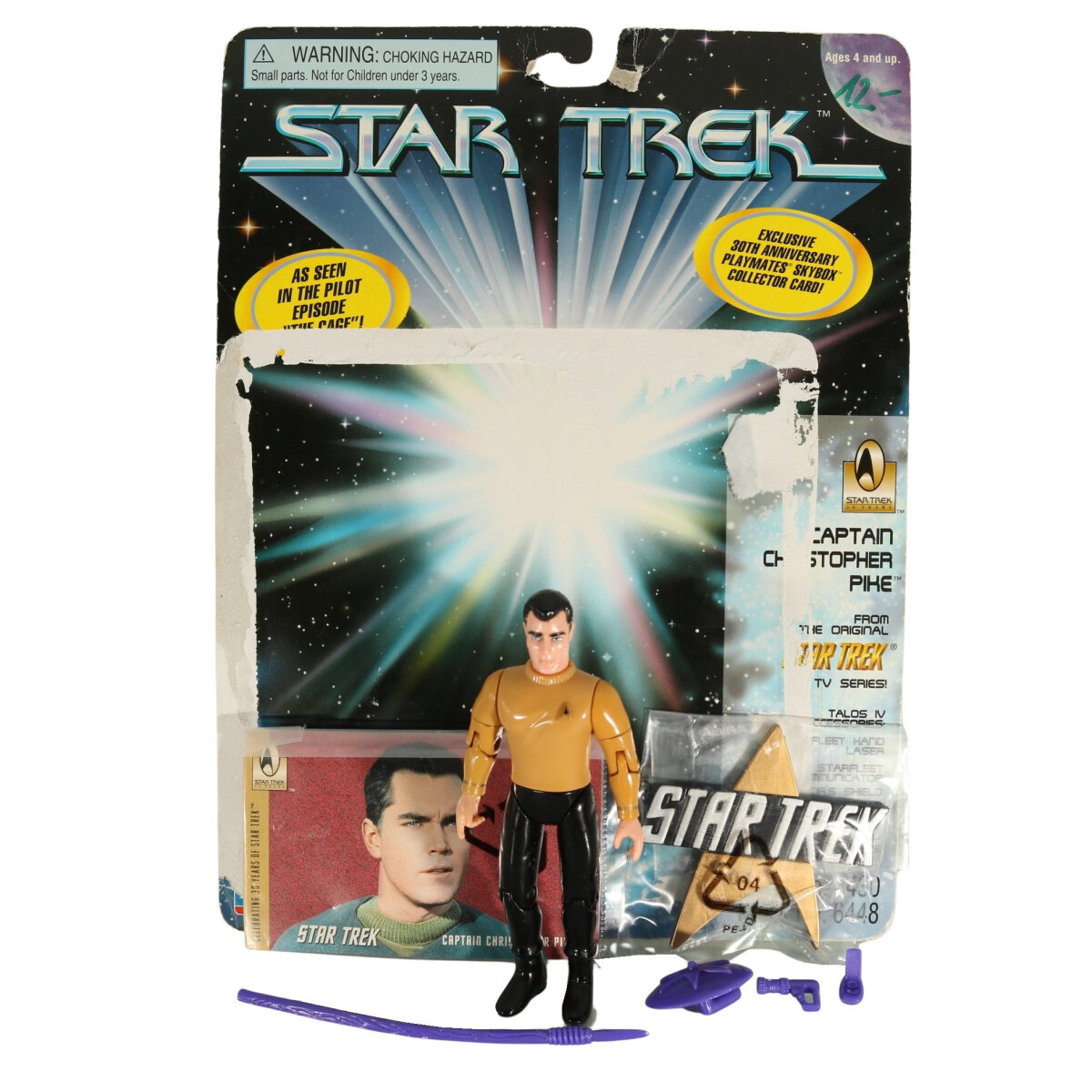 Lieutenant Sulu - Star Trek Playmates - lose / komplett inkl. Cardbac ...